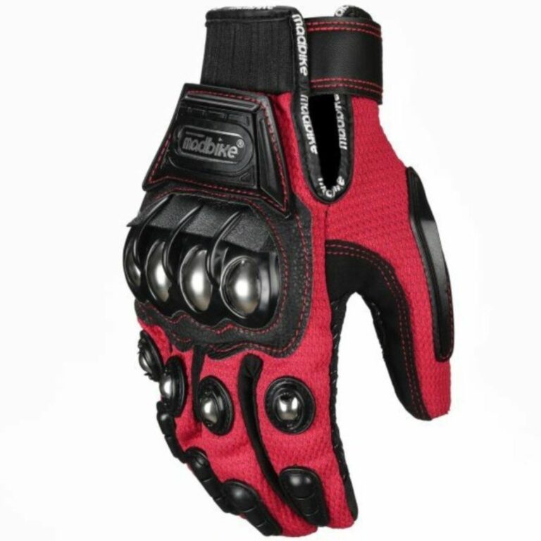 MadBike Motorcycle Gloves for Improved Hand Protection Against Impact ...
