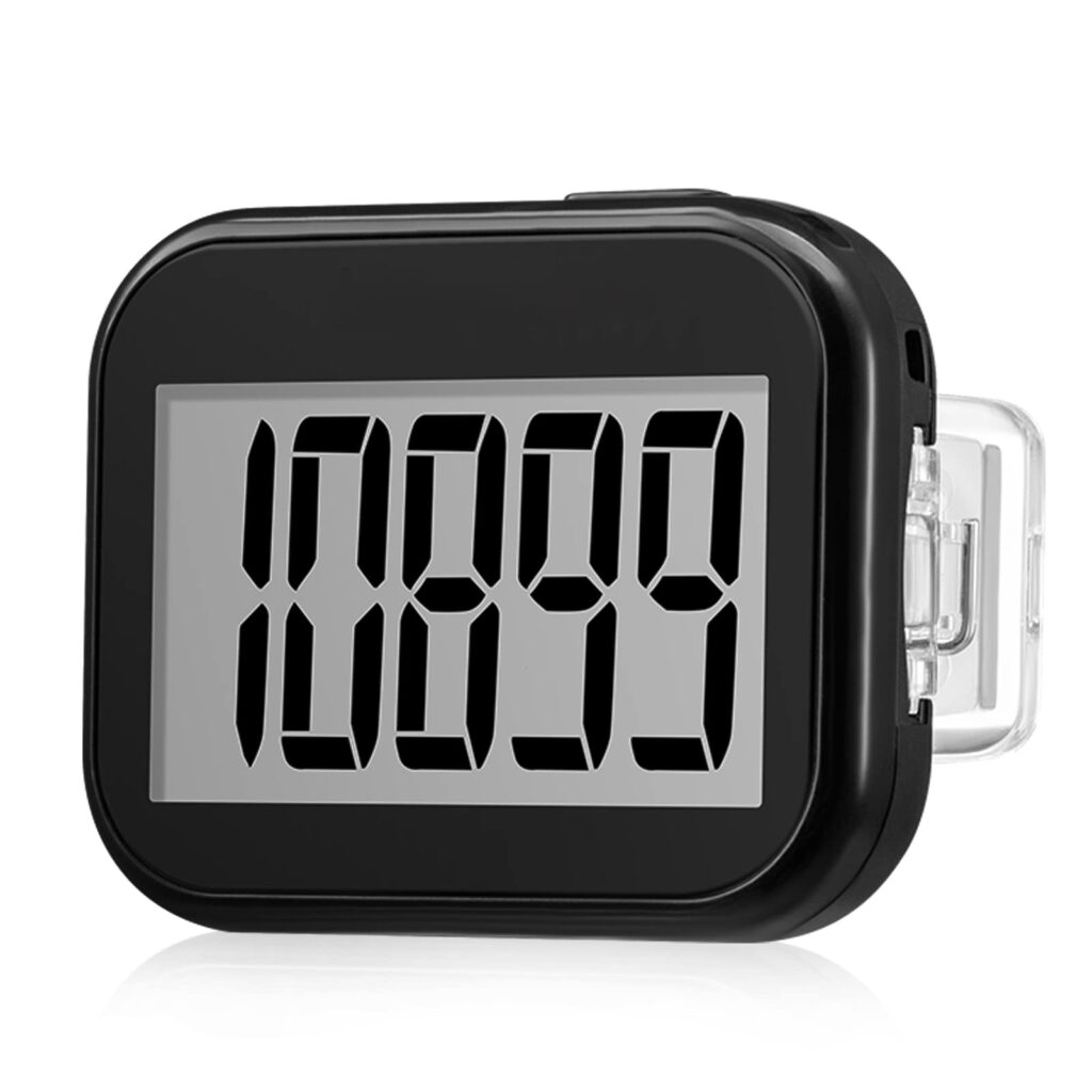 ExeSteps Pedometer with Clip-on, Lanyard, and Large Display - Gear Tekk ExeSteps Pedometer with Clip-on, Lanyard, and Large Display - Gear Tekk