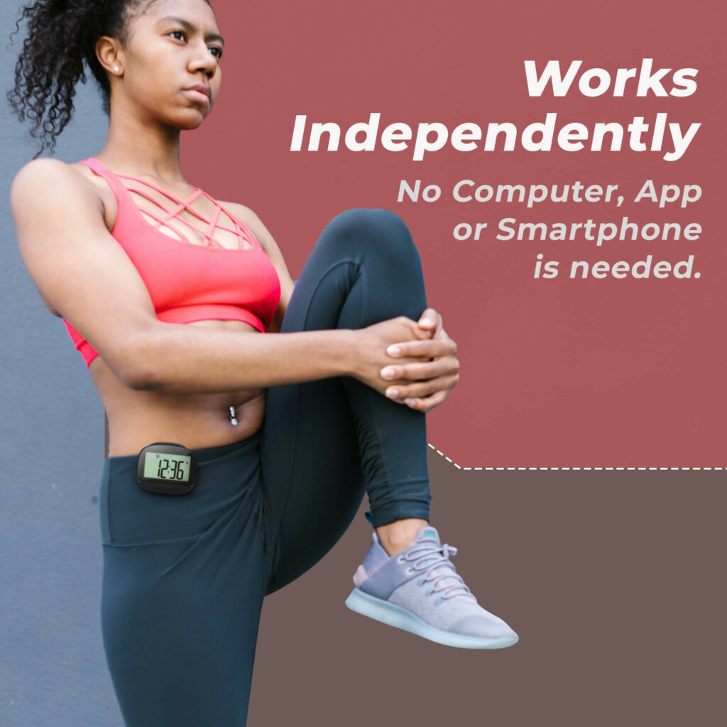 SteppyFit Multi-Functional Portable Step Counter and 3D Pedometer with ...