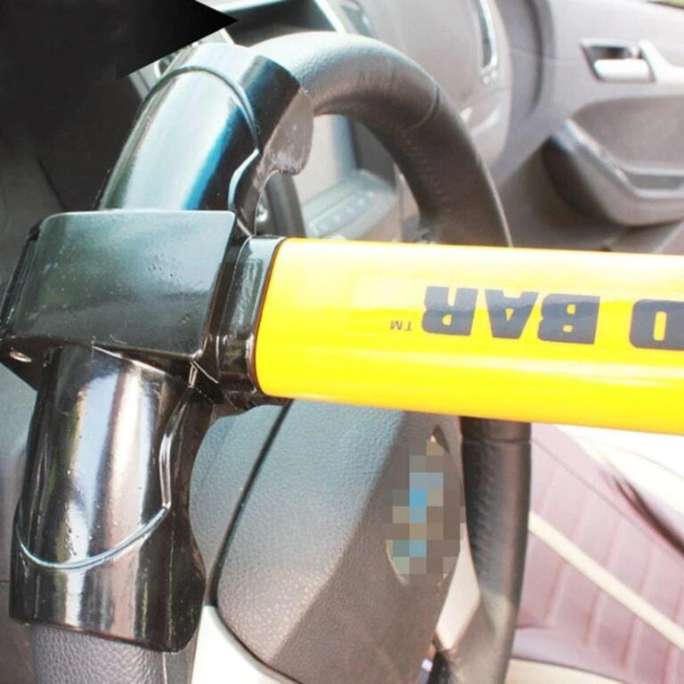 SteerLock Anti-Theft Steering Wheel Lock with Sturdy Steel Bar for ...
