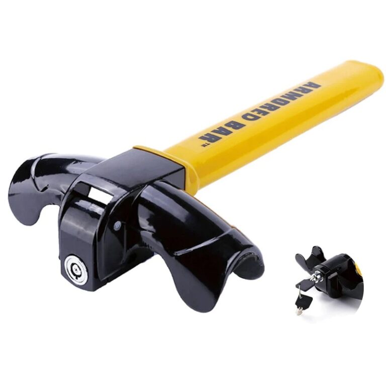 SteerLock Anti-Theft Steering Wheel Lock with Sturdy Steel Bar for ...