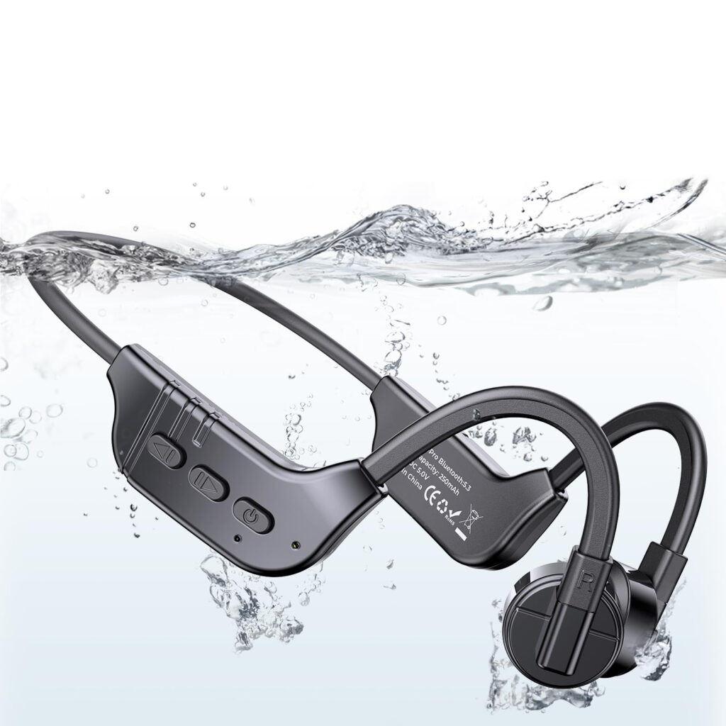 AquaBeats Ultra-Light Waterproof Headphones - 32GB Built-in Memory ...